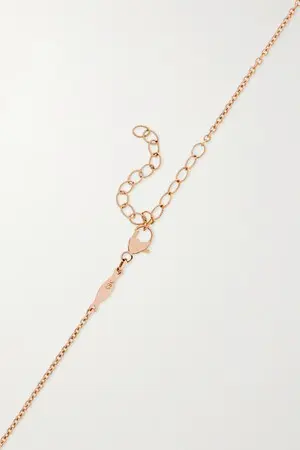Jacquie Aiche 14-karat Diamond Body Chain - Rose Gold