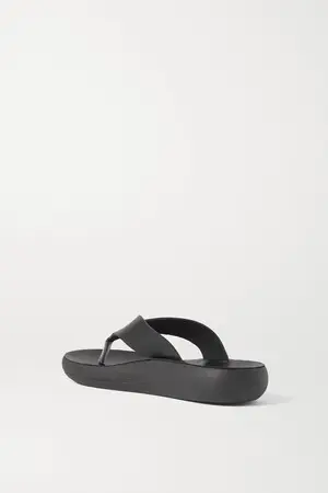ANCIENT GREEK SANDALS Charys Leather Sandals - Black