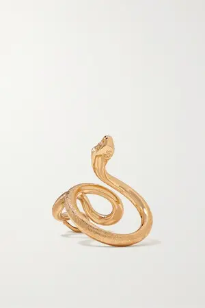 OLE LYNGGAARD COPENHAGEN Snake Diamond 18-karat Ring