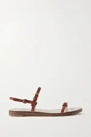 Gabriela Hearst Steward Leather Slingback Sandals