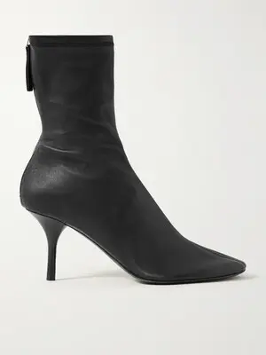 Acne Studios Leather Ankle Boots - Black