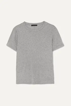 THE ROW Essentials Wesler Cotton-jersey T-shirt Gray