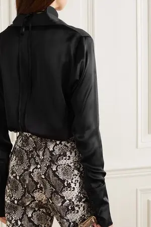 Orseund Iris Silk-satin Shirt