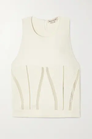 Alexander McQueen Stretch-knit Tank
