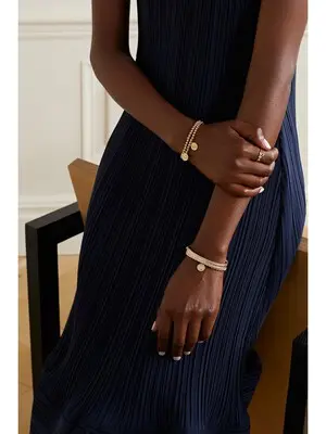 SYDNEY EVAN Virgo Diamond Charm Bracelet
