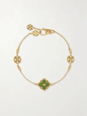 Buccellati Opera Tulle 18-karat And Enamel Bracelet