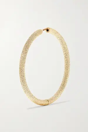 Carolina Bucci Florentine Finish Large Hoop Earrings