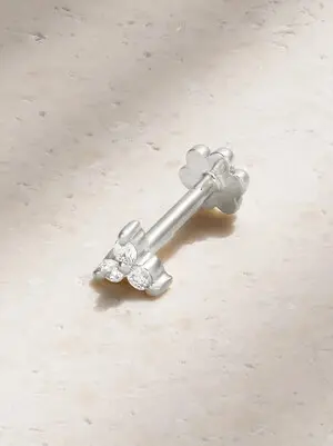 MARIA TASH Tiny 18-karat Diamond Earring