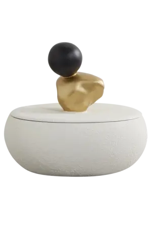 Anissa Kermiche Earthenware Jewelry Box In Ivory - 40% Off