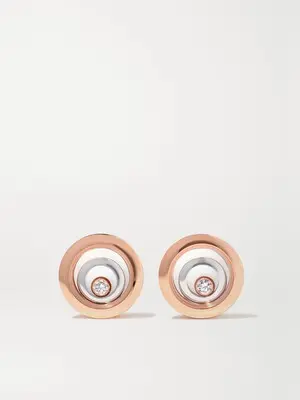 Chopard Happy Spirit 18-karat Diamond Earrings - Gold