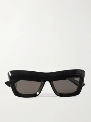 Bottega Veneta Oversized Square-frame Sunglasses - Black