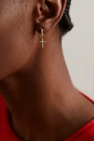 Mateo 14-karat Diamond Hoop Earrings