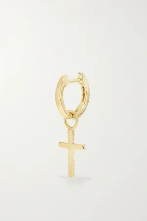 Mateo 14-karat Diamond Hoop Earrings
