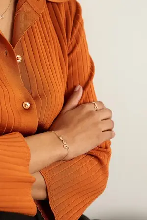 SYDNEY EVAN Love Medium 14-karat Diamond Bracelet