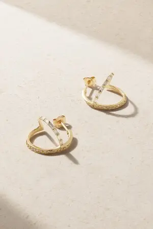 Mateo 14-karat Diamond Y Earrings