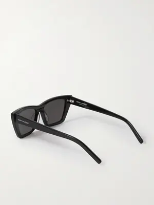 Saint Laurent Mica Cat-eye Sunglasses - Black