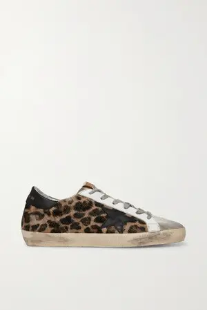 GOLDEN GOOSE Superstar Leopard-print Sneakers - Animal Print