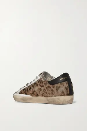 GOLDEN GOOSE Superstar Leopard-print Sneakers - Animal Print