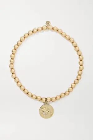 SYDNEY EVAN Leo 14-karat Diamond Bracelet - Gold