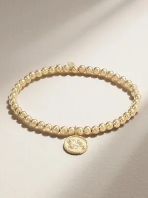 SYDNEY EVAN Leo 14-karat Diamond Bracelet - Gold