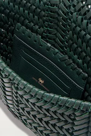 ANYA HINDMARCH Neeson Woven Leather Shoulder Bag
