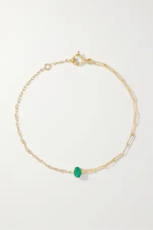 Yvonne Léon 18-karat Emerald Bracelet - Green