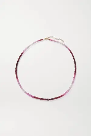 Jia Jia Net Sustain Arizona Ruby Necklace - Pink