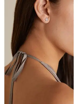 Carolina Bucci Superstellar Diamond Earrings - Silver