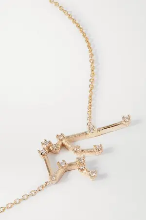 Sarah & Sebastian Celestial Aquarius 10-karat Diamond Necklace
