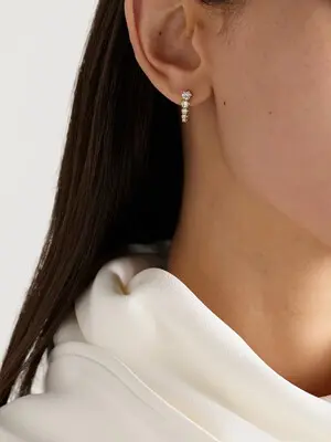 JENNIFER MEYER Edith 18-karat Diamond Earrings