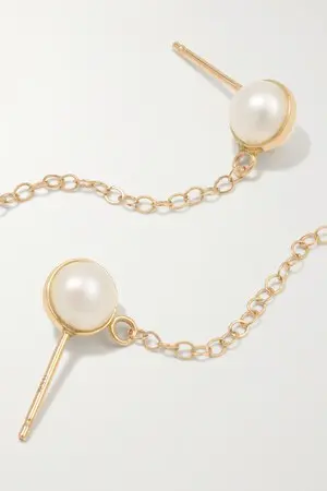 MELISSA JOY MANNING 14-karat Recycled Pearl Earrings - Gold