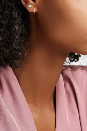 MELISSA JOY MANNING Teardrop 14-karat Hoop Earrings