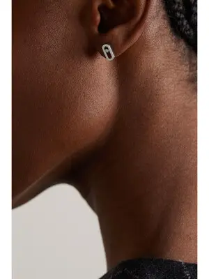 Messika Move Uno 18-karat Diamond Earrings - Silver
