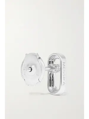 Messika Move Uno 18-karat Diamond Earrings - Silver