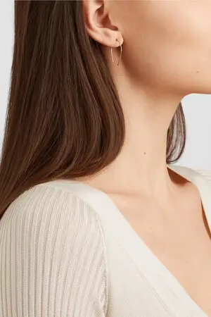 MELISSA JOY MANNING 14-karat Hoop Earrings