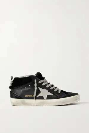 Golden Goose Shearling Sneakers For Women
