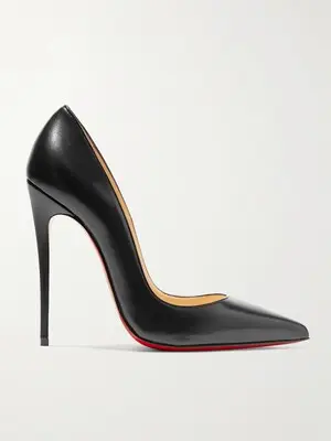 CHRISTIAN LOUBOUTIN So Kate 120 Leather Pumps - Black
