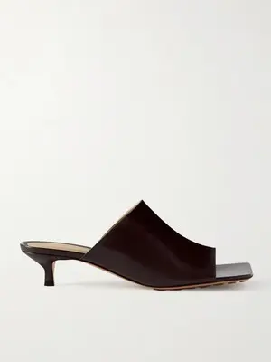 Bottega Veneta Leather Mules - Brown