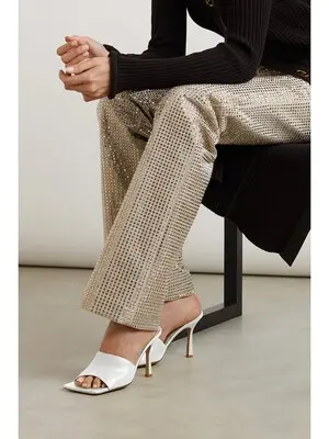 Bottega Veneta Leather Mules - White