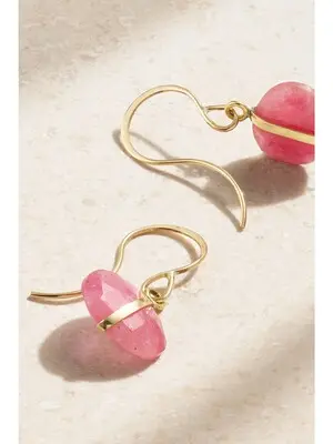 MELISSA JOY MANNING 14-karat Recycled Sapphire Drop Earrings
