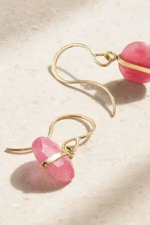 MELISSA JOY MANNING 14-karat Recycled Sapphire Drop Earrings