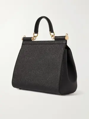 Dolce & Gabbana Sicily Textured-leather Tote