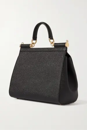 Dolce & Gabbana Sicily Textured-leather Tote