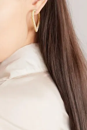 Carolina Bucci Cuore Small 18-karat Hoop Earrings