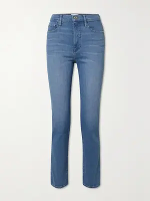 FRAME Le Sylvie High-rise Slim-leg Jeans