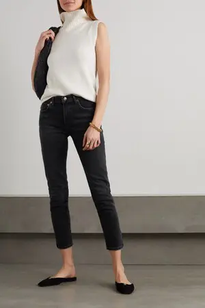 AGOLDE Net Sustain Toni Mid-rise Slim-leg Jeans