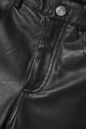 DEADWOOD Net Sustain Phoenix Leather Straight-leg Pants