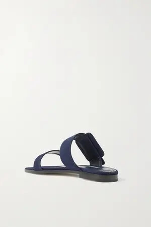 Manolo Blahnik Tituba Buckled Sandals - Blue