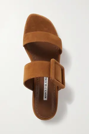 Manolo Blahnik Tituba Buckled Sandals