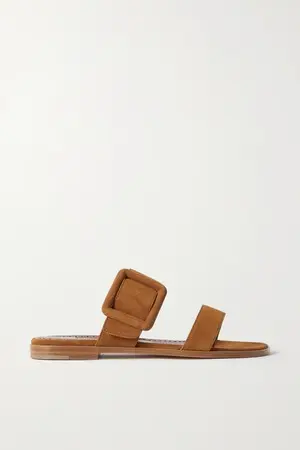 Manolo Blahnik Tituba Buckled Sandals